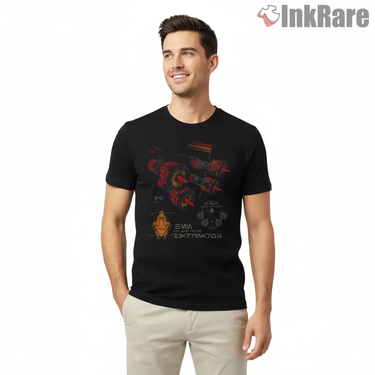 Ben Quadrinaros Podracer Mechanical Art Shirt - Inkrare