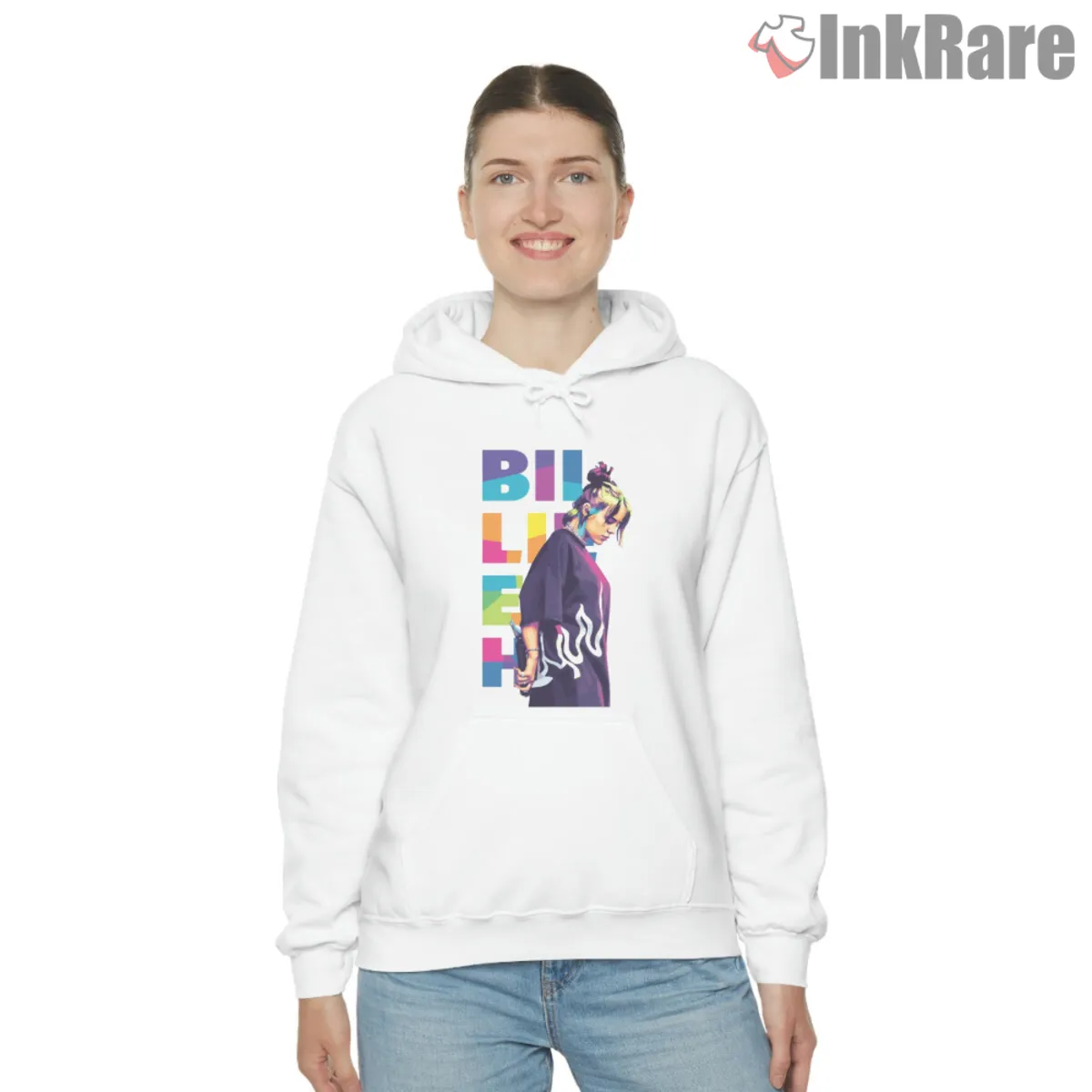 Billie Eilish Color Block Stage Poster Shirt - Inkrare
