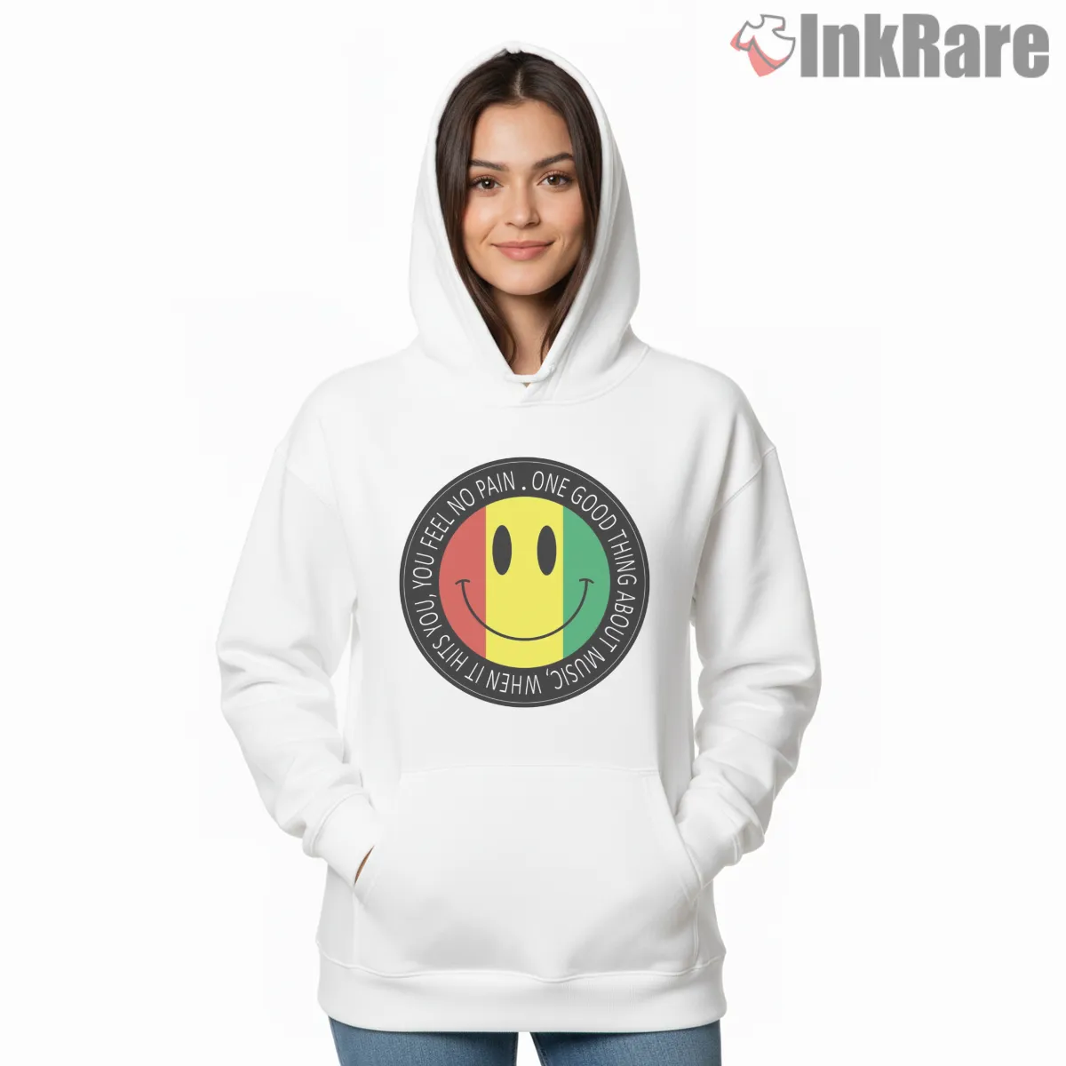 Bob Marley Acid Reggae Smiley Graphic Shirt - Inkrare