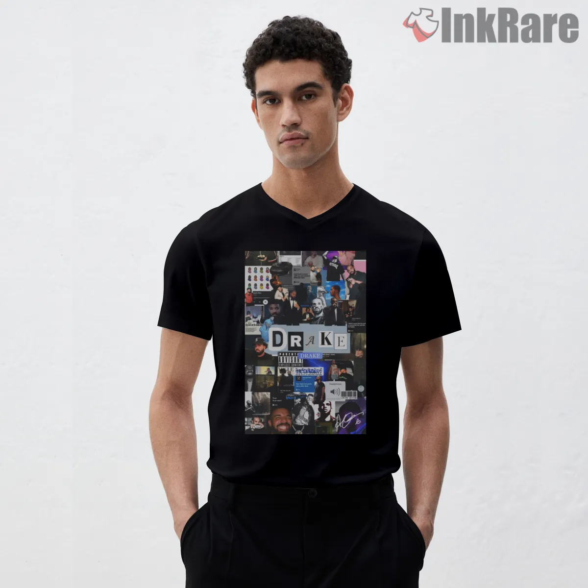 Drake Rapper Vintage Photo Collage Shirt - Inkrare