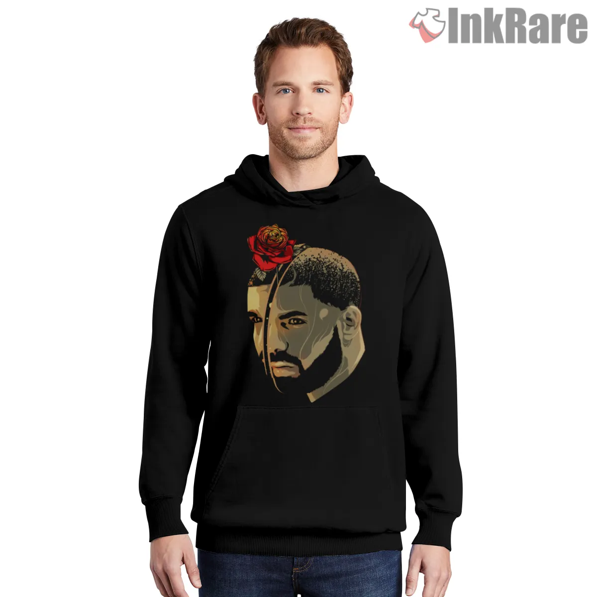 Drake Rose Crown Side Profile Shirt - Inkrare