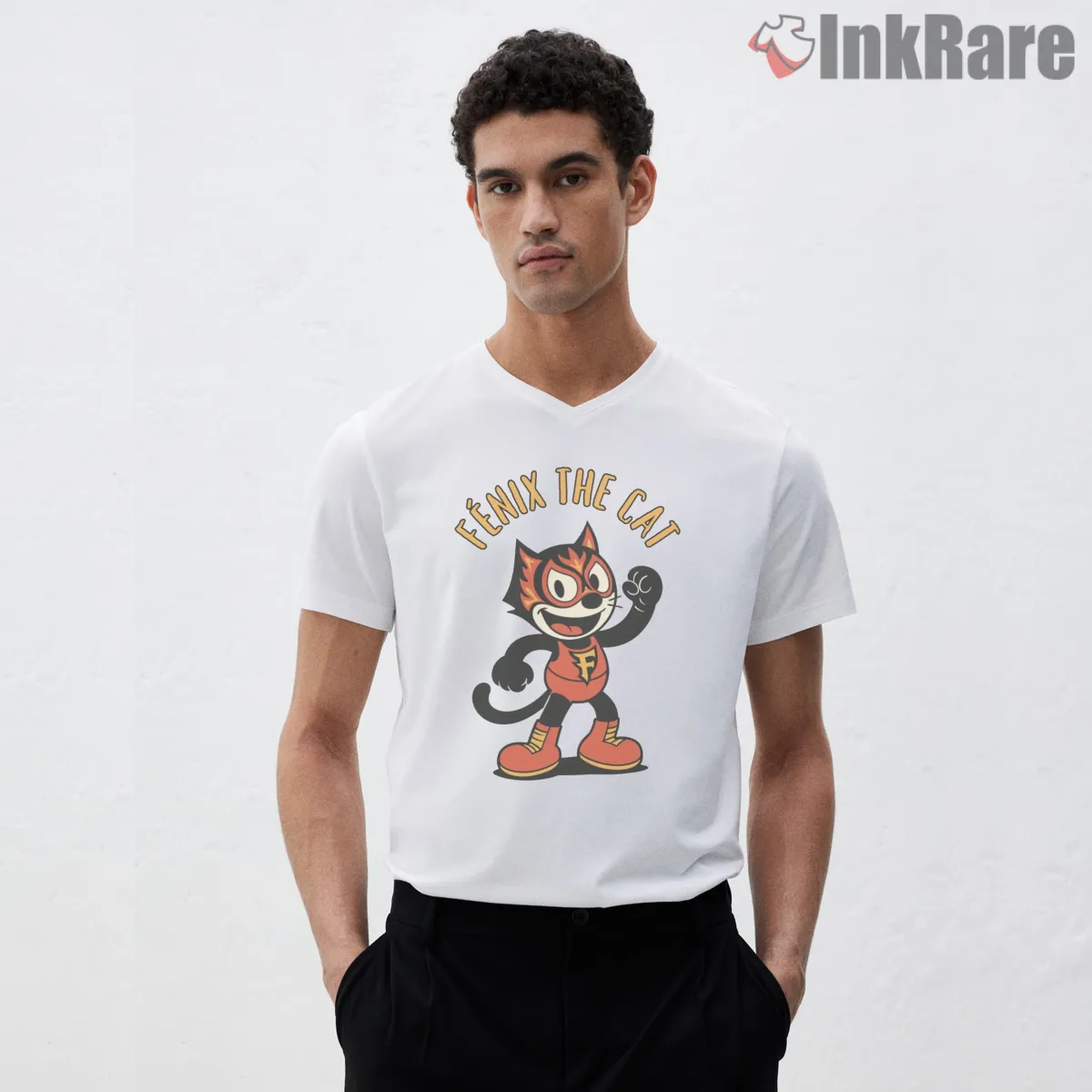 Fnix The Cat Fire Spirit Mascot Shirt - Inkrare